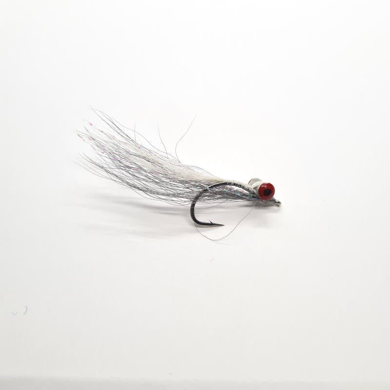 Clouser Minnow flue grey | Baitfish flue | Altid hurtig levering