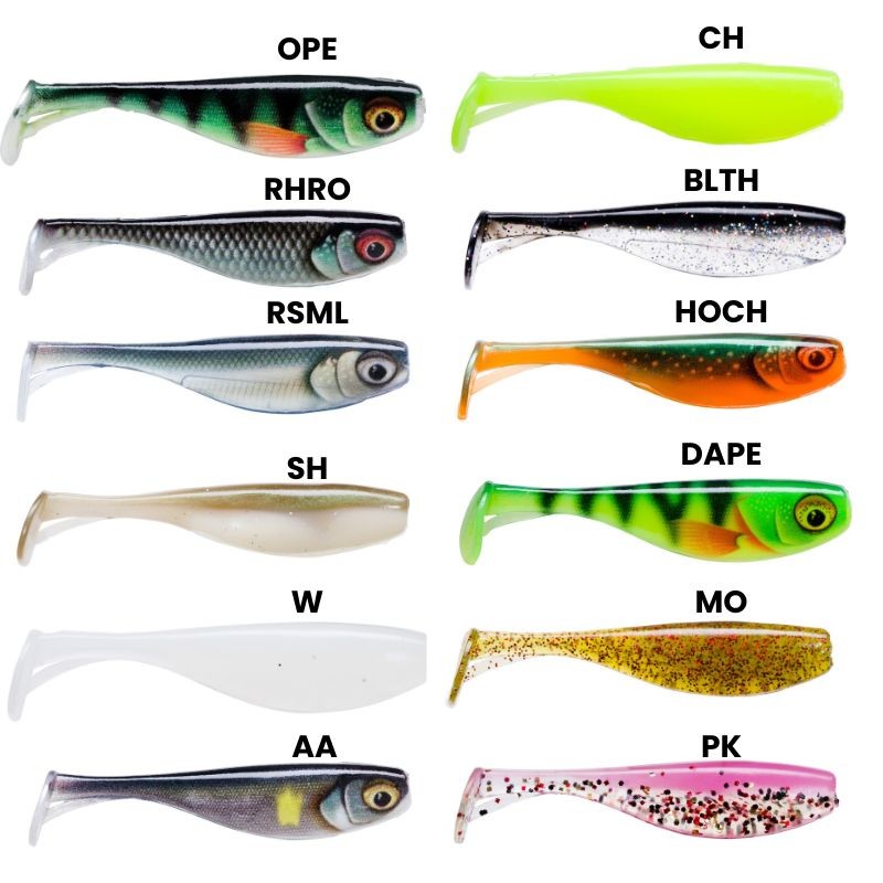 Storm Hit Shad 8cm og 10cm - Realistiske shads - Levering 1-3 dage