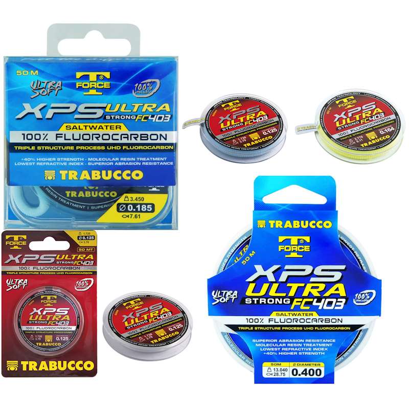 Trabucco XPS Ultra Fluorocarbon – Usynlig line til fiskeri